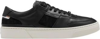 HUGO BOSS Gary Tennisschuhe für Herren, Leder (Schwarz/Weiß)