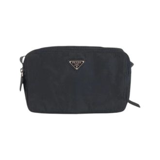 Prada Pre-owned Sac bandouli&egrave;re en nylon Tessuto avec logo triangle - Femme - Pre-owned - Noir - Taille: ONE Size