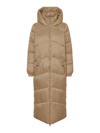Vero Moda Damen Vmuppsala Long Coat Noos Mantel, Tigers Eye, XS EU