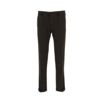 Incotex Slim-Fit-Hose mit Umschlag - - Trousers - Herren - Braun - W31