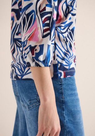 Cecil 3/4-Arm-Shirt mit All-Over Print