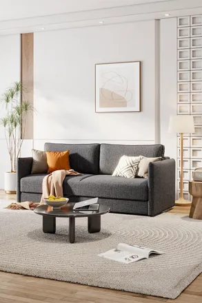 Plaid sleeper sofa store