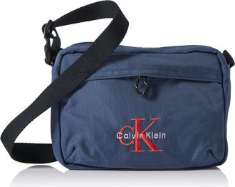 Calvin Klein Herren Bold Camera Bag Lv04d3117g Crossover, Blue (Moonlit Ocean)