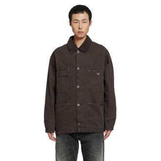 Emporio Armani Cotton Canvas Field Jacket