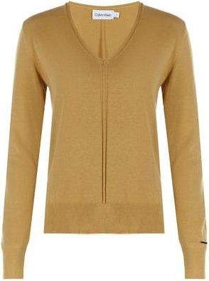 Calvin Klein Pull en coton et soie