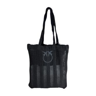 Pinko Pinko, Femme, Sacs, Noir, Taille: ONE Size Easy Tote Bag