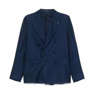 Tagliatore Monte Carlo Jacket - - Jackets - Herren - Blau - M