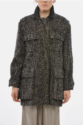 Max Mara SFILATA Utility-Mantel ANGIO Aus Zweifarbiger Wolle Max Mara