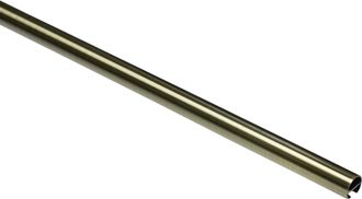 Gardinia Gardinenstange mit Innenlauf I Ø 16 mm Messing-antik 160 cm 32244
