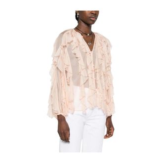 Momoni Femme, Blouses et Chemises, Rose, Taille: 36 FR Canela Shirt