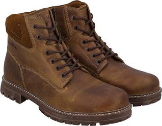 Gusti Falco Chaussures en cuir avec fermeture &eacute;clair et lacets, marron, 41 EU