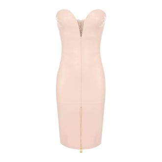 Elisabetta Franchi Damen, Kleider, Beige, XSGr&ouml;&szlig;e