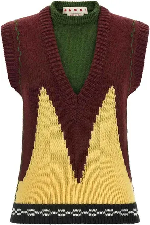 Marni Gilet - Bordeaux