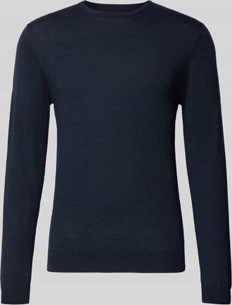 Matinique Strickpullover mit gerippten Abschl&uuml;ssen Modell Margrate