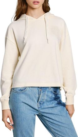 Pepe Jeans London Damen Estrid Sweatshirt, Weiß (Mousse White), 32