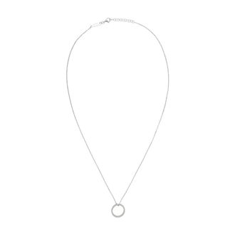 Maison Margiela Logo Ring Necklace - - Accessories - Damen - Grau - ONE SIZE