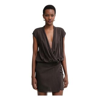 Pinko Wickelkleid - - Dresses - Damen - Braun - S