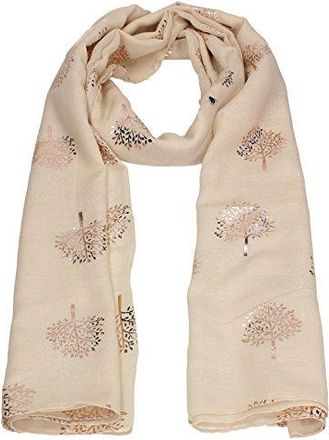 Swankyswans Mulberry Tree Écharpe longue pour femme, Beige, L