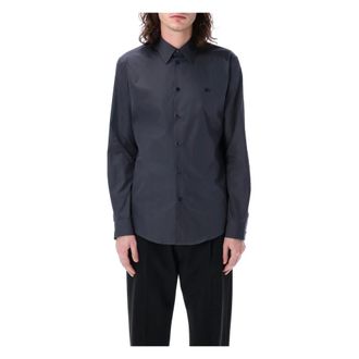 Burberry Homme, Chemises, Bleu, Taille: S Chemise Moderne Blanche Sip Model