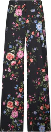 Liu Jo Femme, Pantalons, Noir, Taille: 40 FR Wide Pantalons