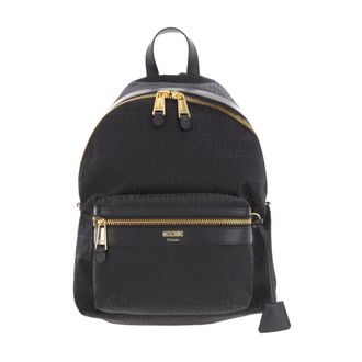 Moschino Logo Rucksack - - Bags - Herren - Schwarzk - ONE SIZE