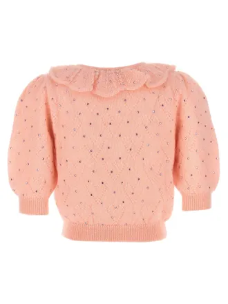 Alessandra Rich Womens Multicolor Wool Cardigan Clothing