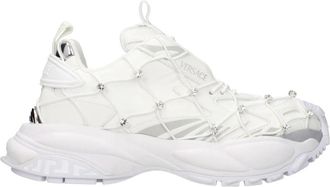 Versace Stoff-Sneakers - - Shoes - Damen - Wei&szlig; - 39 EU