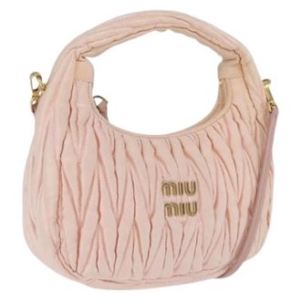 Miu Miu Mini sac &agrave; main en satin Pre-owned - Femme - Pre-owned - Rose - Taille: ONE Size