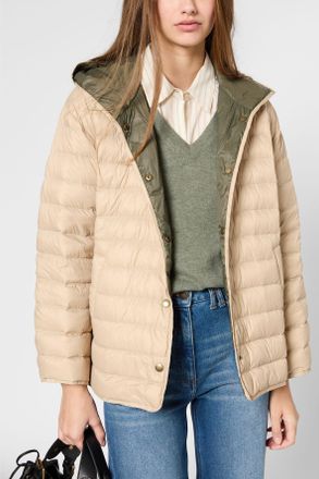 Gerard Darel Doudoune courte r&eacute;versible &agrave; capuche - SERENA - Sable