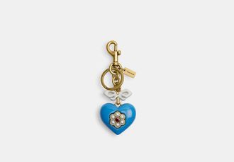 Coach Heart Bag Charm