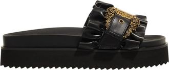 Versace Jeans Couture Slipper & Pantoletten - Dames Slipper - Gr. 37 (EU) - in Schwarz - f&uuml;r Damen