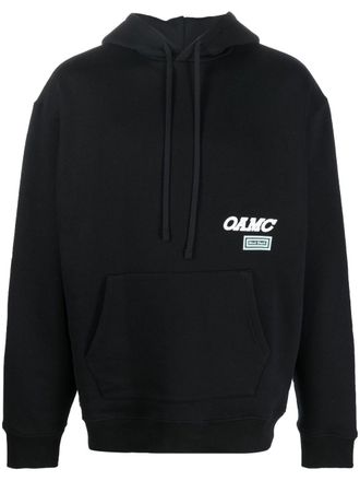 OAMC hoodie à logo imprimé - Noir