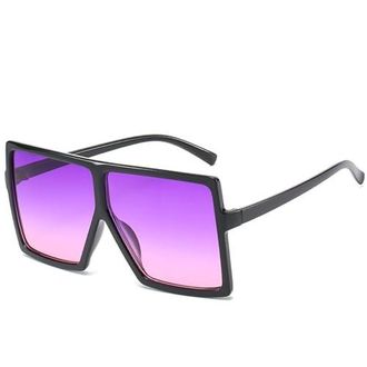 Generic Lunettes De Soleil &Agrave; Monture Large For Hommes Et Femmes, Id&eacute;ales For Les Vacances En Plein Air La Conduite(Purple)