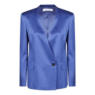 Liviana Conti Femme, Vestes, Bleu, Taille: 38 FR Blazer Classique