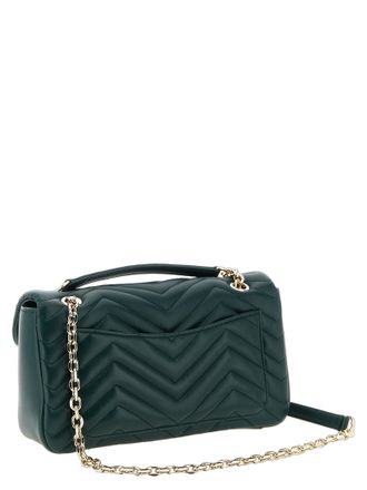 Gucci Womens Bicolor Lamb Leather Shoulder Bag