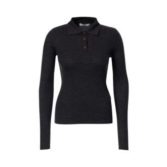 Jcsophie Polo Pisa - Femme - Tops - Gris - Taille: 42 FR