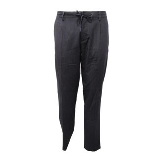 Hosio Iuw17405P20 Chinos Con Pinces E Coulisse - - Trousers - Herren - Blau - XL