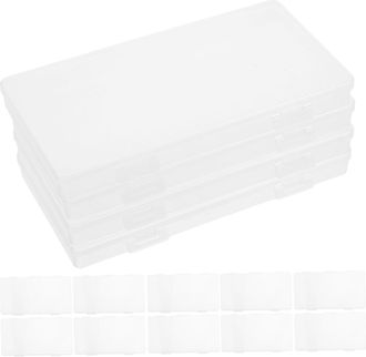 Holibanna 20 St&uuml;ck Mini Boxen Transparente Aufbewahrung Mini Aufbewahrungsboxen Aus Durchsichtigem Kunststoff Perlen Aufbewahrungskoffer Beh&auml;lter F&uuml;r Perlen Aus