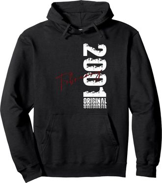 Generic 25. Geburtstag Februar 2001 Klassischer Jahrgang Pullover Hoodie