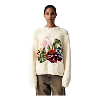 Stine Goya Handgestrickter Pullover - - Knitwear - Damen - Beige - S