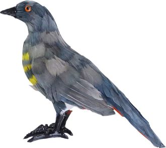 Milisten Feder Vögel Künstliche Kuckucku-Vögel DIY Handwerk Ornament für Haus Garten Hochzeit Dekoration Landschaft, Kuckuck, 16 * 26.5cm