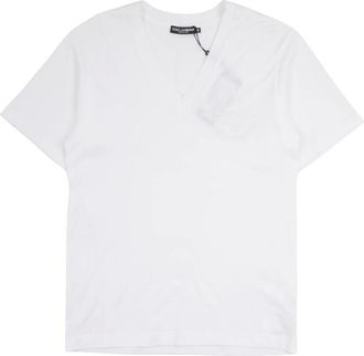Dolce & Gabbana Femme, Tops, Blanc, Taille: 36 FR T-Chemises
