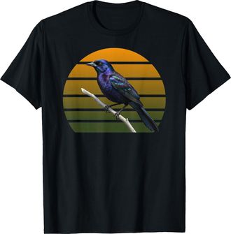 jz.birds Purpurgrackel Vogelfreund Gartenvogel Biologe Vogel T-Shirt