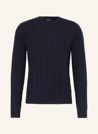 Strokesman's Strokesmans Cashmere-Pullover blau