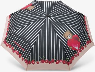 Moschino Parapluie openclose imprim&eacute; - Noir