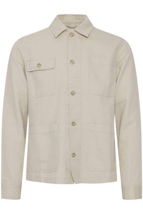 Casual Friday CFJerslev linen mix jacket Herren Feldjacke Übergangsjacke Jacke Twill-Optik Hochwertige Baumwoll-Leinen-Qualität Regular Fit, Größe:XL, Farbe:Light s