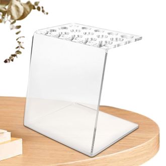 Generic Acryl -Friseur -Werkzeugregal - Salon Scissors Halter Stand, Barber Scissor Storage Organizer Tably | Professioneller Organisator für Friseurgeräte, S