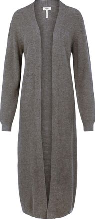 Object Female Strickjacke Lang, 23035778, Medium Grey Melange 2