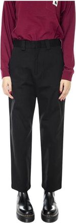 Elvine Femme, Pantalons, Noir, Taille: 38 FR Straight Pantalons