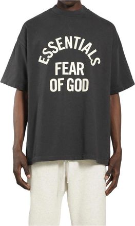 Fear of God Homme, Tops, Noir, Taille: 2XL Campus 90s Short Sleeve Tee
